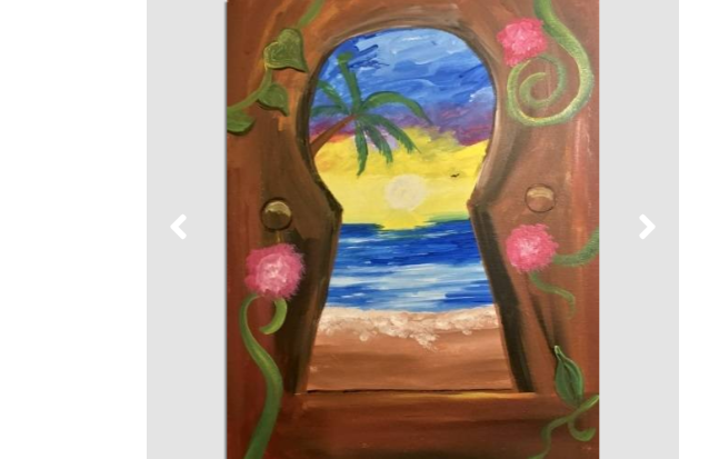 Paint Nite: Keyhole to Paradise [Class in San Jose] @ Yaymaker ...
