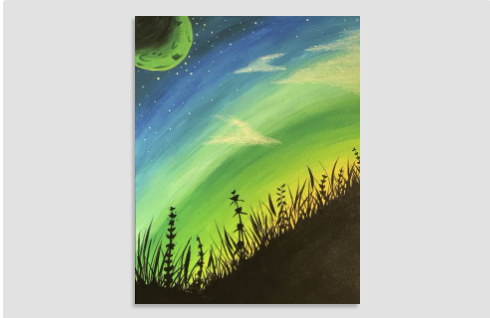 Join us for this Beautiful Moonlight Grass Paint & Sip Painting Event ...