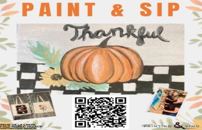 Paint and Sip “Thankful” and a Tote [Class in Los Angeles] @ Painting ...