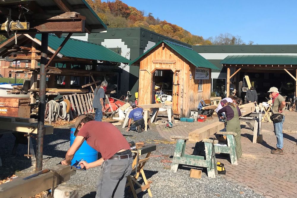 Square Rule Timber Framing 2 [Class in NYC] @ Hudson River Maritime ...