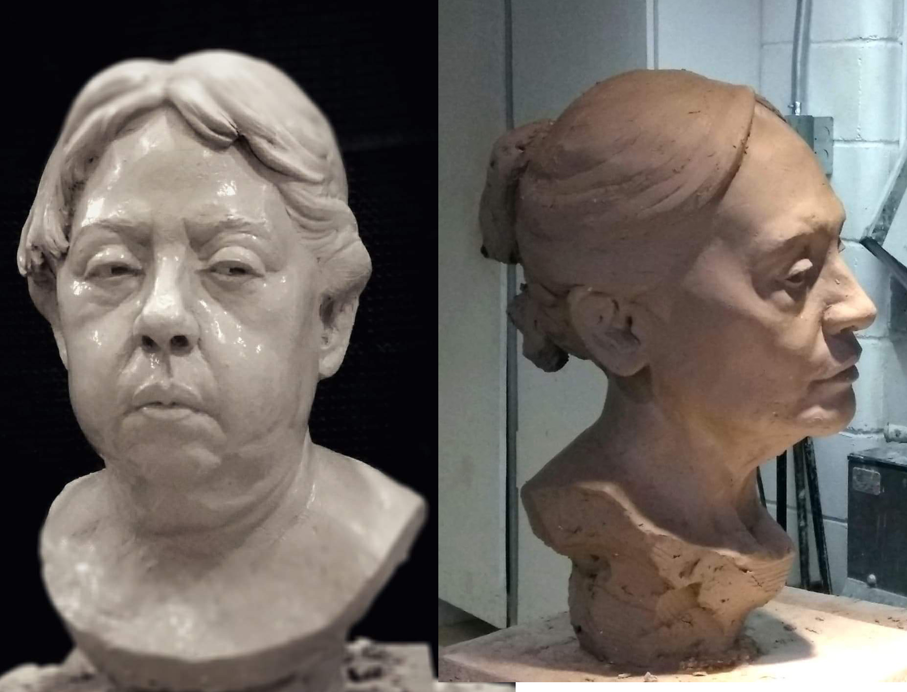 The Art of Portrait Sculpture (from live model) [Class in NYC] @ The ...